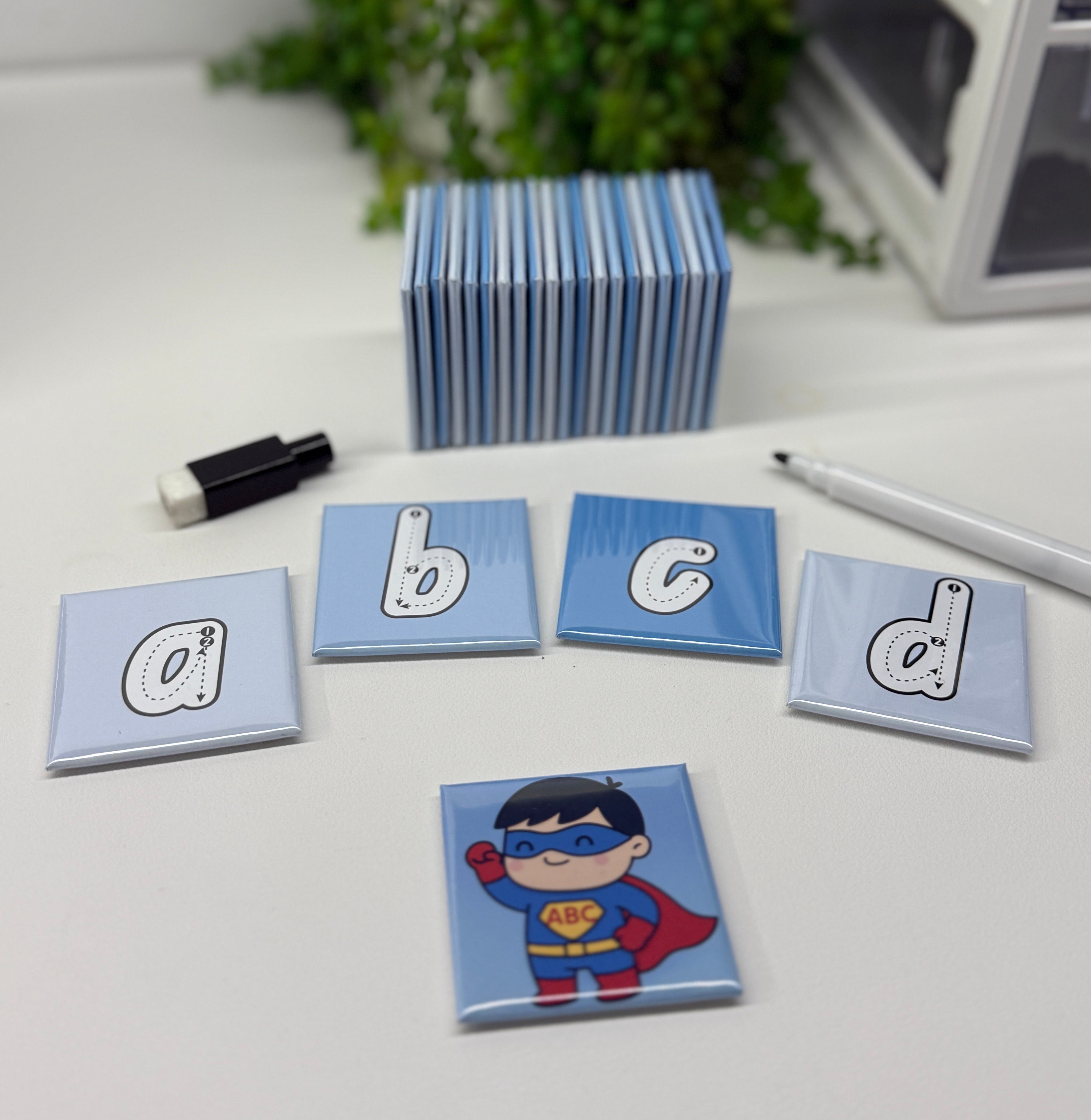 Complete Alphabet Magnetic Tiles – Educational Set – Still Magnets